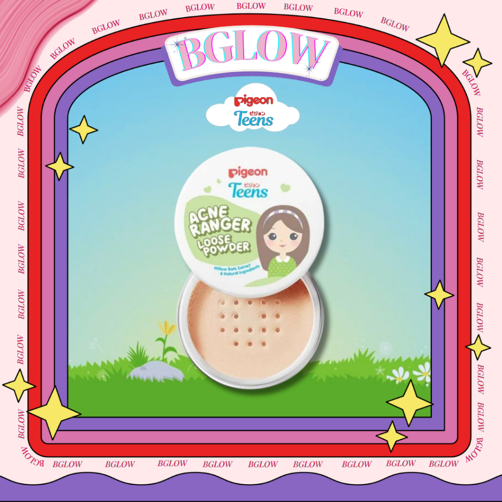 Jual PIGEON TEENS POWDER POWER Squalane Face Powder Translucent 12g ...