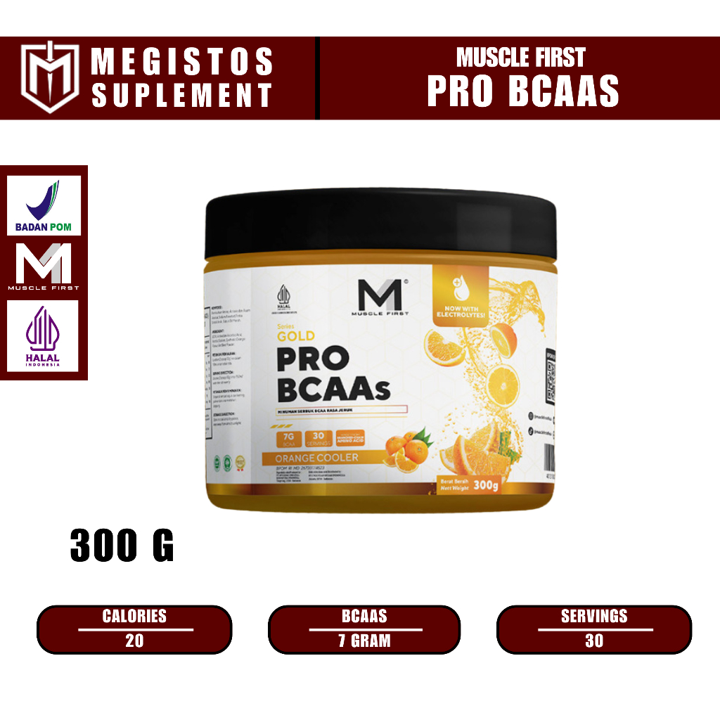 Jual Muscle First M1 Pro BCAA 300gr 30 Serv | Shopee Indonesia