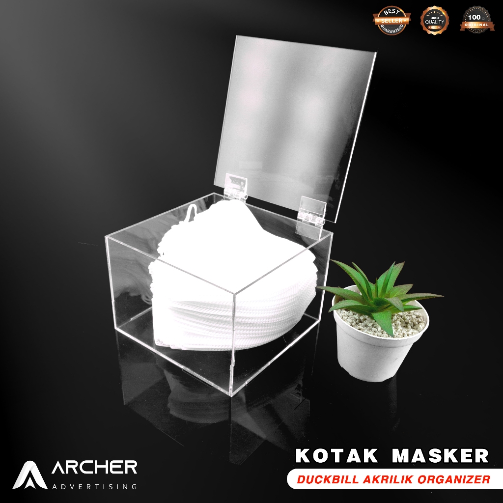 Jual KOTAK MASKER BOX MASKER DUCKBILL ORGANIZER MAKE UP KOTAK SERBAGUNA ...