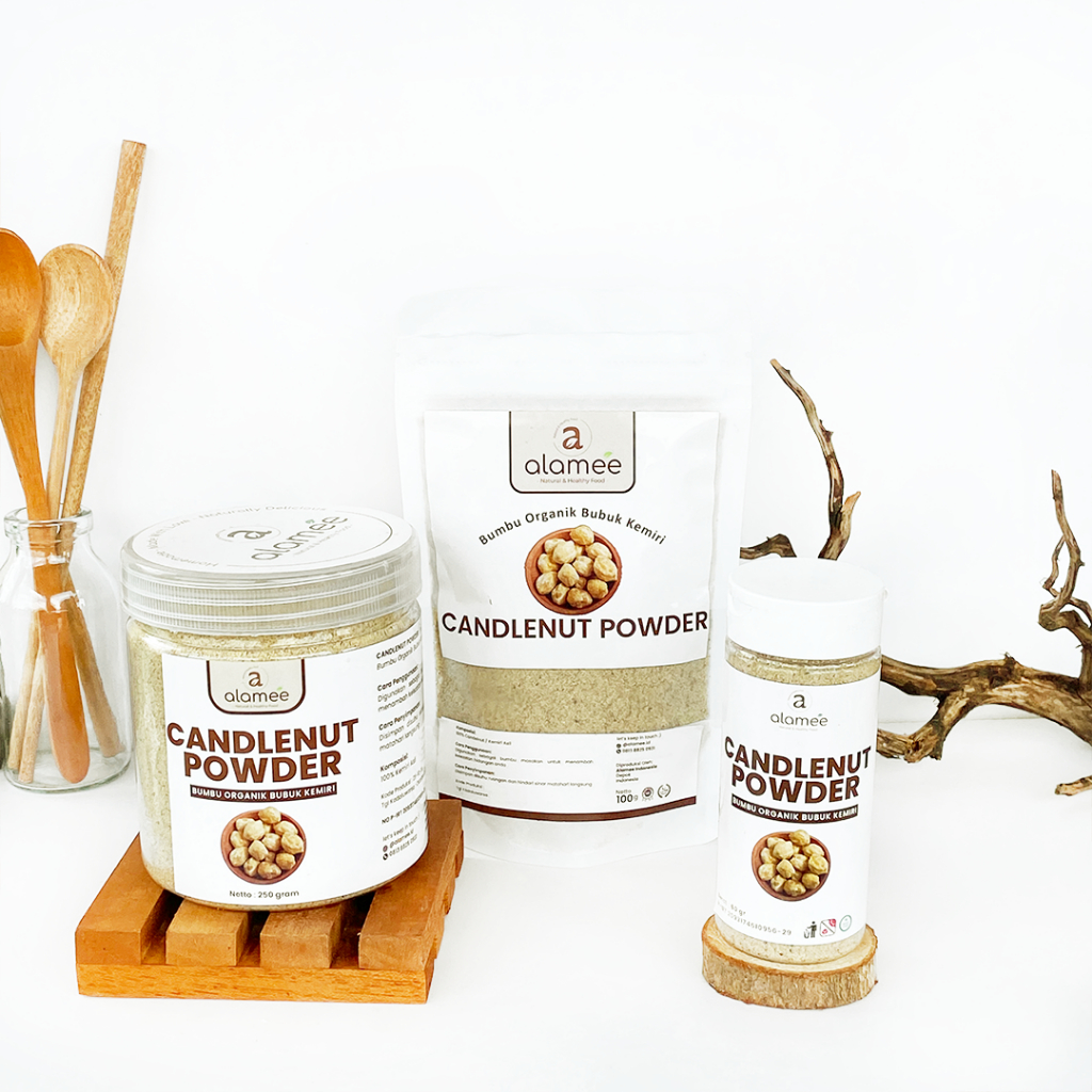 Jual ALAMEE Kemiri Bubuk Candlenut Powder Bumbu Dapur Organik Masak ...