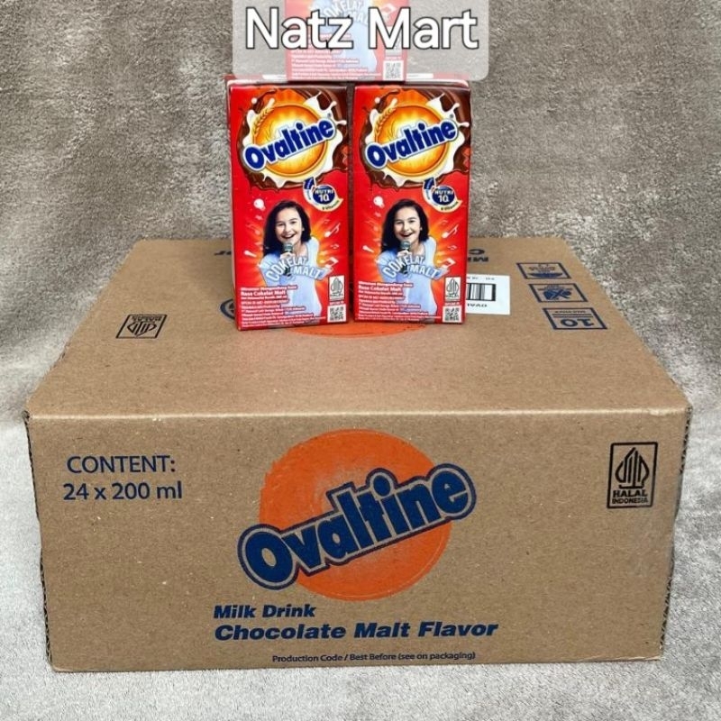 Jual ( 24 × 200 ml ) OVALTINE Susu UHT Choco Malt 200 Ml | Shopee Indonesia