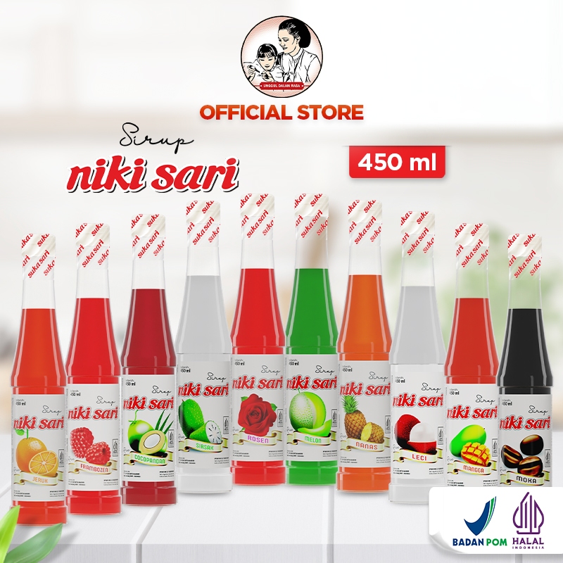 Jual Sirup Nikisari 450 ml, Sirup Rasa Buah, Botol PET | Shopee Indonesia