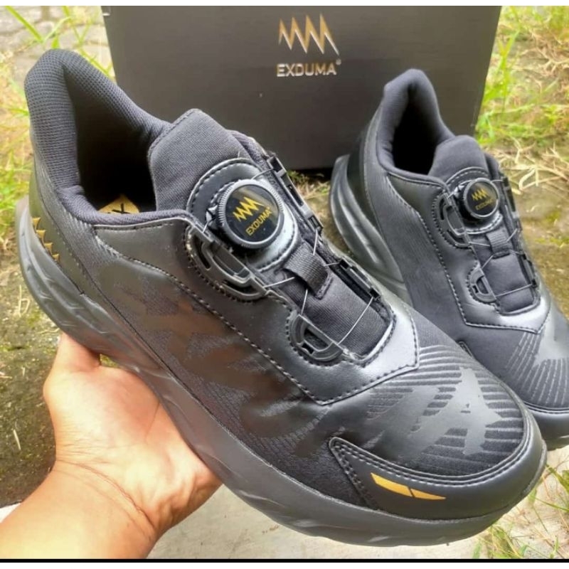 Jual sepatu Exduma Sparco Black Taliputar sol Tempur Terbaru | Shopee ...
