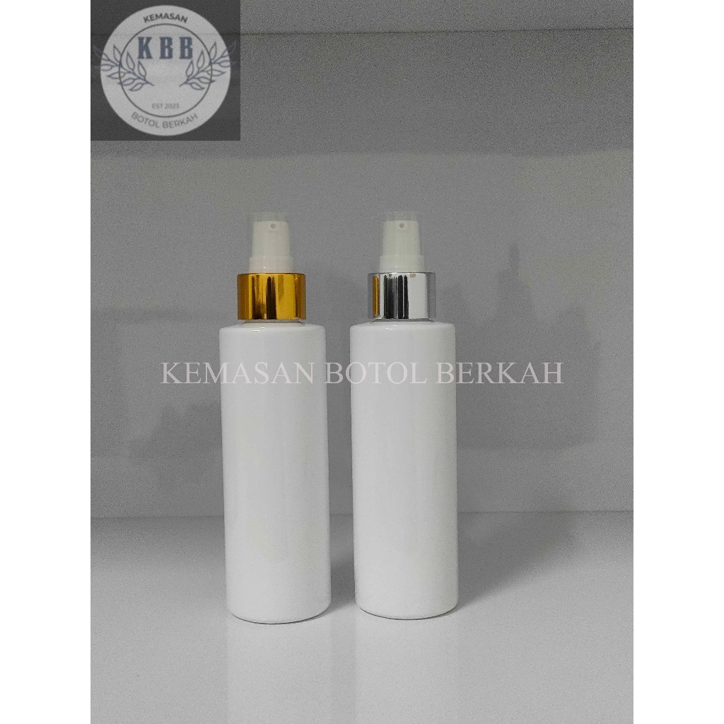 Jual BOTOL RF 150ML PUTIH N24 PUMP TREATMENT HALFCAP GOLD SILVER 150ML ...
