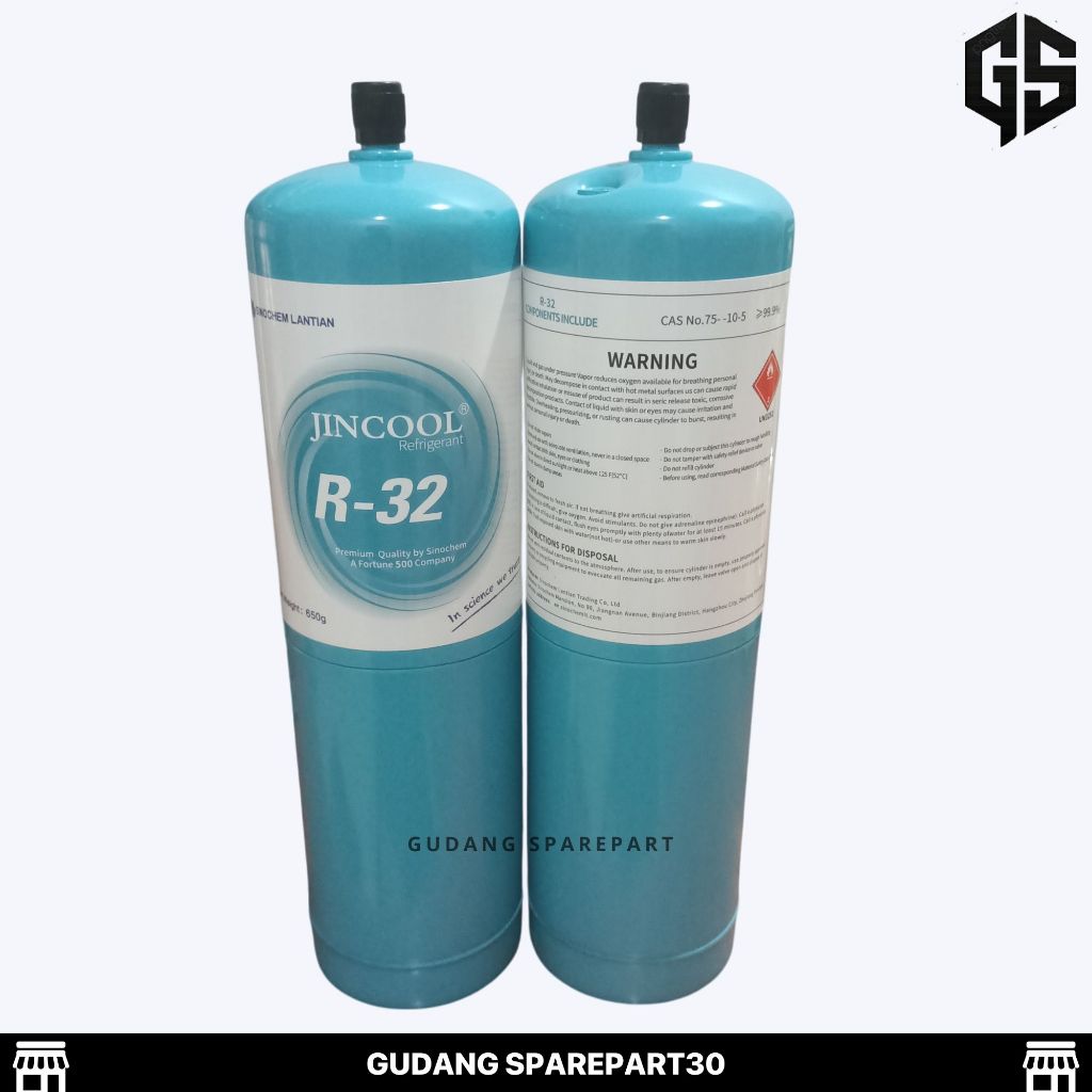 Jual Freon R32 Kaleng 650g Jincool / Freon AC Kaleng R32 | Shopee Indonesia