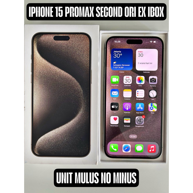 Jual IP 15 PROMAX SECOND IBOX | Shopee Indonesia