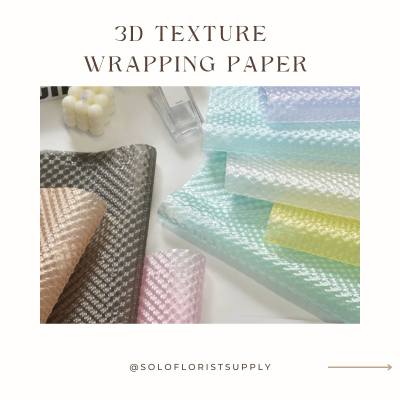 Jual WRAPPING PAPER TEXTURE COLOR WATERPROOF CELLOPHANE KERTAS BUNGA ...