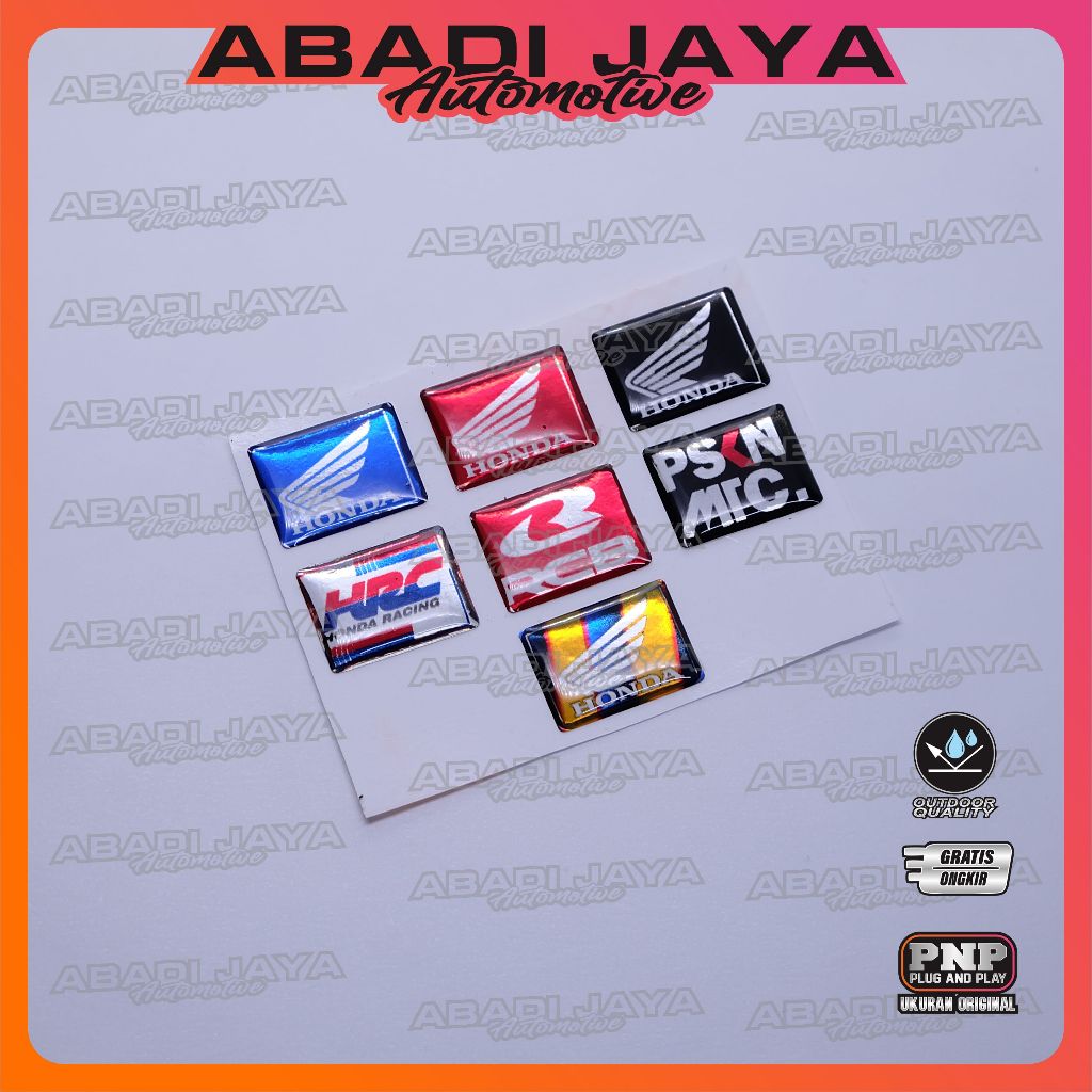 Jual Stiker Spidometer Honda Timbul 3D | Sticker Timbul 3 dimensi honda ...