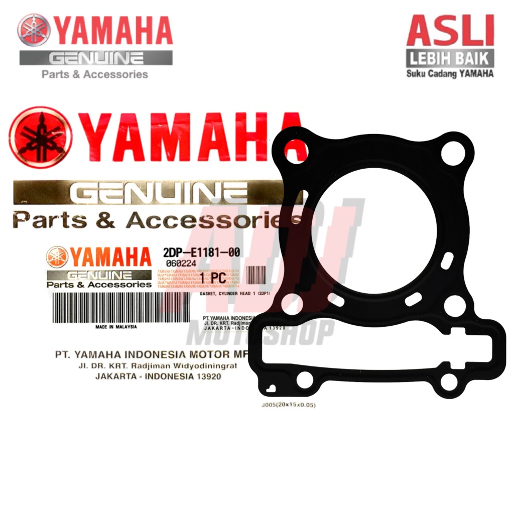 Jual PAKING PACKING HEAD GASKET CYLINDER BLOK DEKSEL 2DP NMAX OLD NMAX ...