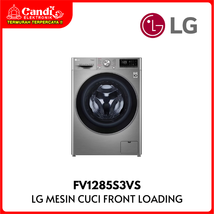 Jual LG MESIN CUCI FV1285S3VS 8,5 KG FRONT LOADING 1 TABUNG FV1 285S ...