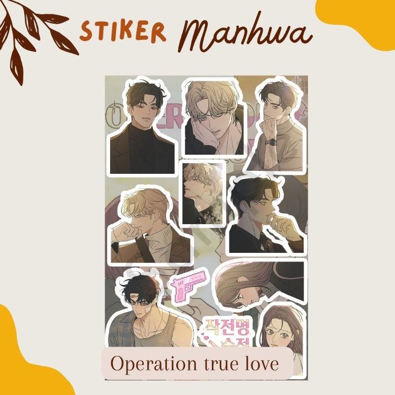 Jual Sticker Manhwa A6 Waterproof Operation True Love Shim Soo Ae Go ...