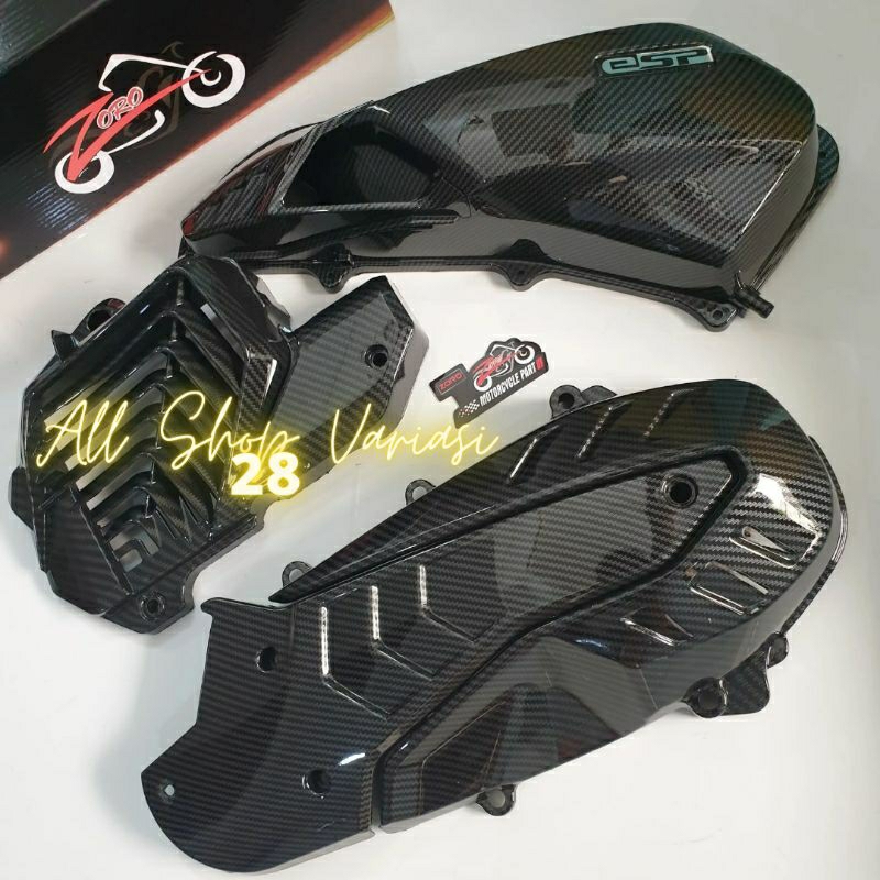 Jual Cover tutup CVT karbon PCX 160 - ADV 160 / keong list / filter ...