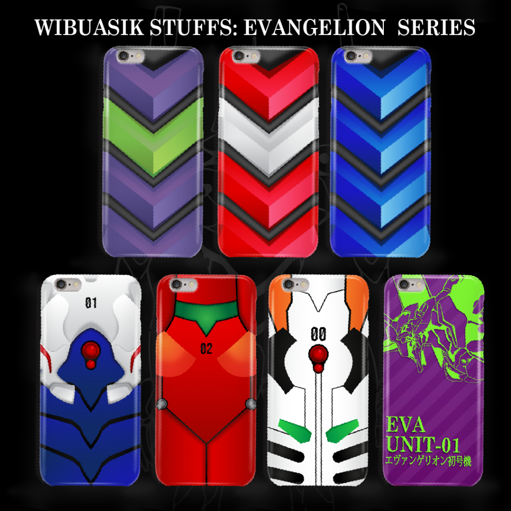 Jual Casing Anime Evangelion Series Eva Units Shinji Rei Asuka | Shopee ...