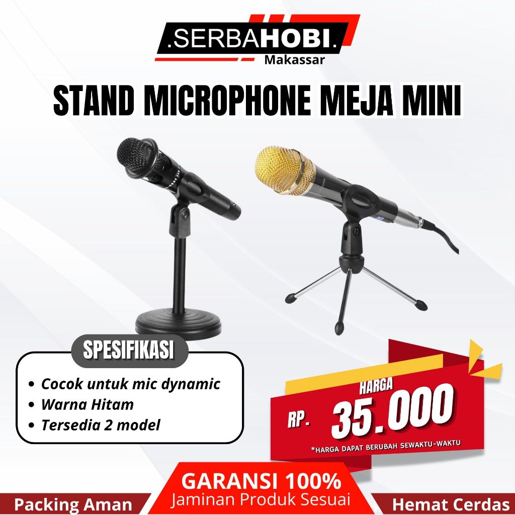 Jual Stand Microphone Meja Mini / Stand Microphone Mini Harga Murah ...