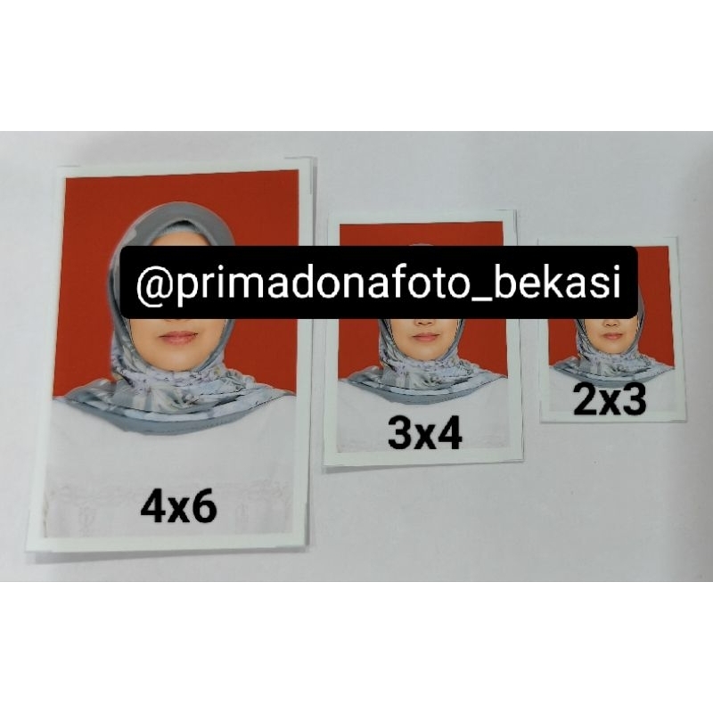 Jual Cetak Pas Foto Ukuran 3x4 paper original Fujifilm | Shopee Indonesia