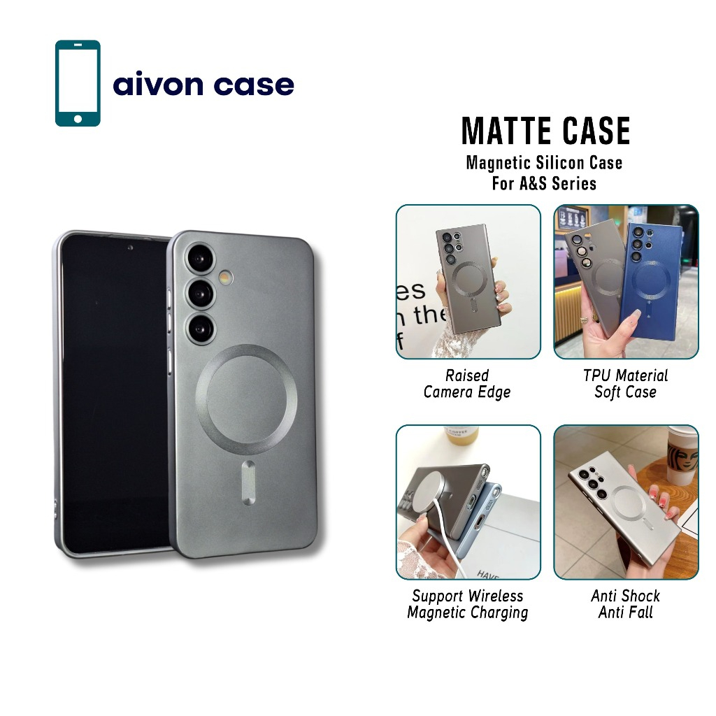 Jual SOFT CASE MATTE MAGSAFE SAMSUNG Galaxy A15 A16 A36 A56 A55 / S22 S22+ S22PLUS S22ULTRA S23 ...