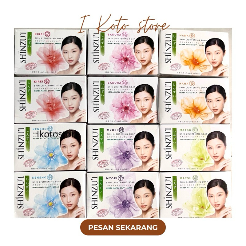 Jual Shinzui Sabun Batang 80gr | Shinzui Bar Soap Hana Kensho Matsu ...