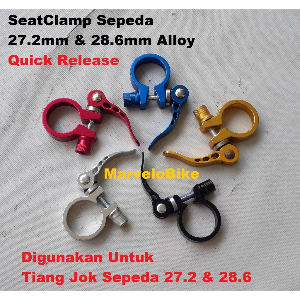 Jual Seat Clamp Sepeda MTB Seli BMX Fixie 27.2 / 28.6 Quick Release ...