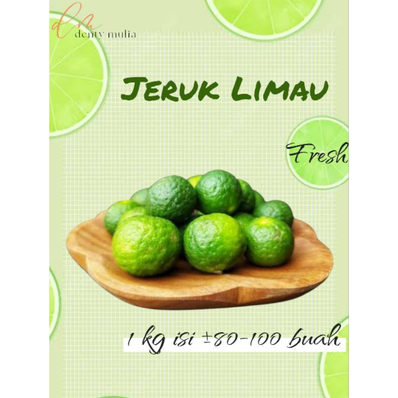 Jual Jeruk Limau Jeruk Sambal Fresh 1 kg isi ± 80 - 100 Buah | Shopee ...