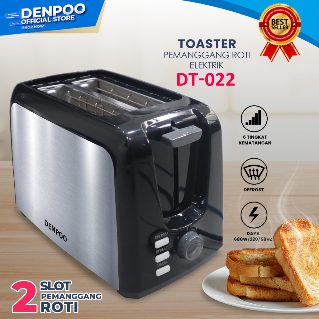 Jual Denpoo Oven Toaster DT 022D | Shopee Indonesia