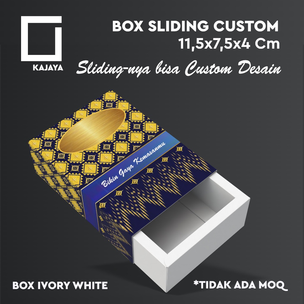 Jual Box Sliding Custom 11,5x7,5x4 cm Parfum 30 ml Lelabu T Chanel ...