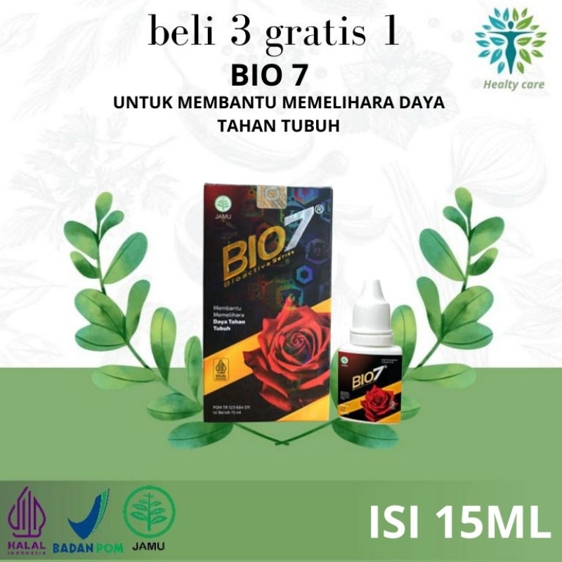 Jual BIO 7 BIO SEVEN BIO JAMU TETES HERBAL ORIGINAL | Shopee Indonesia