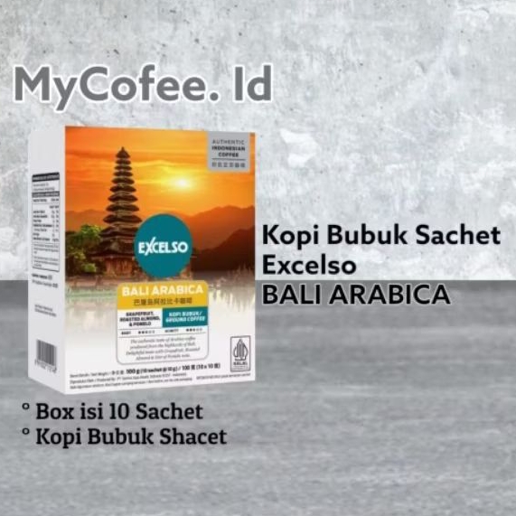 Jual Kopi Bubuk Excelso Bali Arabica- Kopi Sachet Excelso | Shopee ...