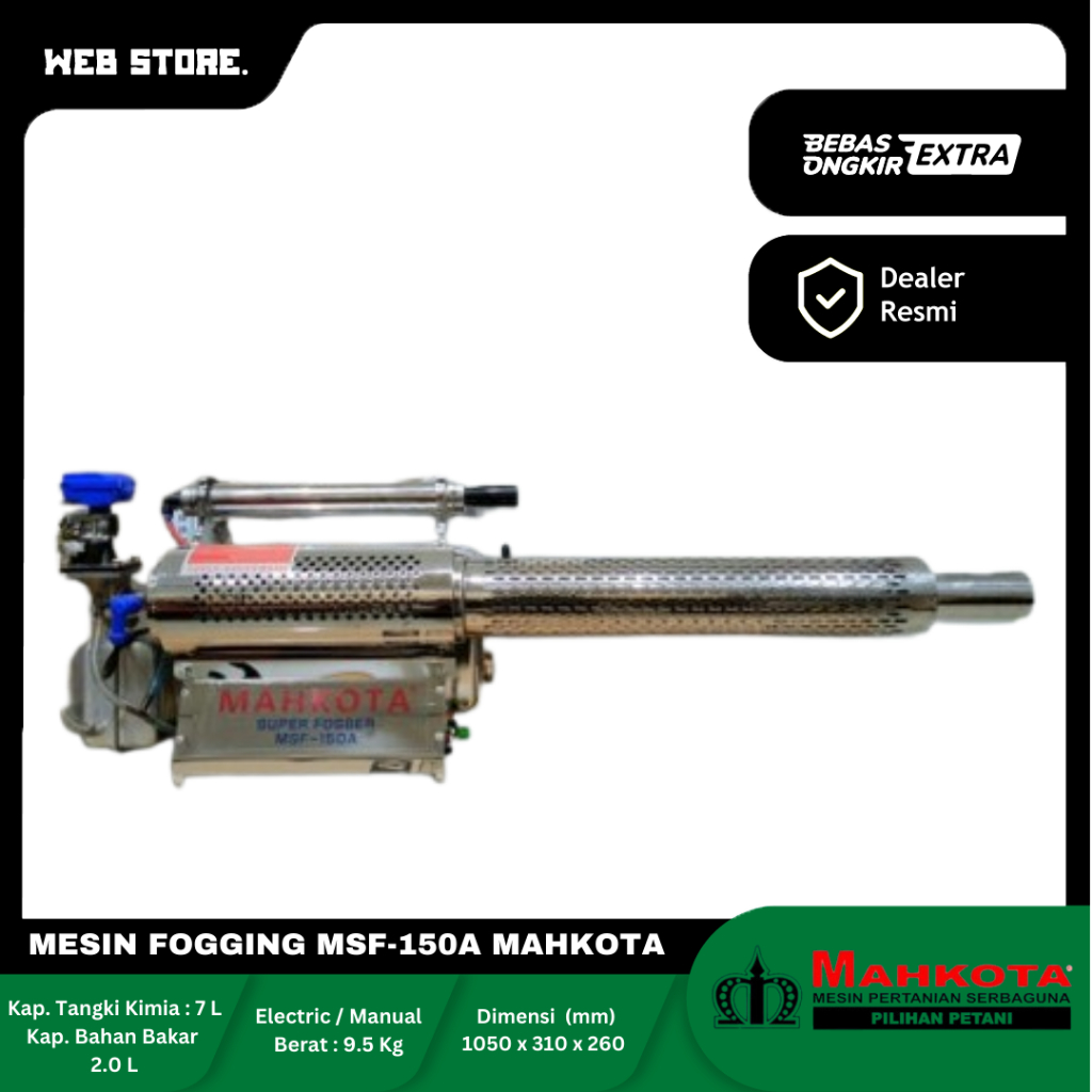 Jual Mesin Fogging Pembasmi Nyamuk Mahkota MSF-150A Alat Semprot Nyamuk ...