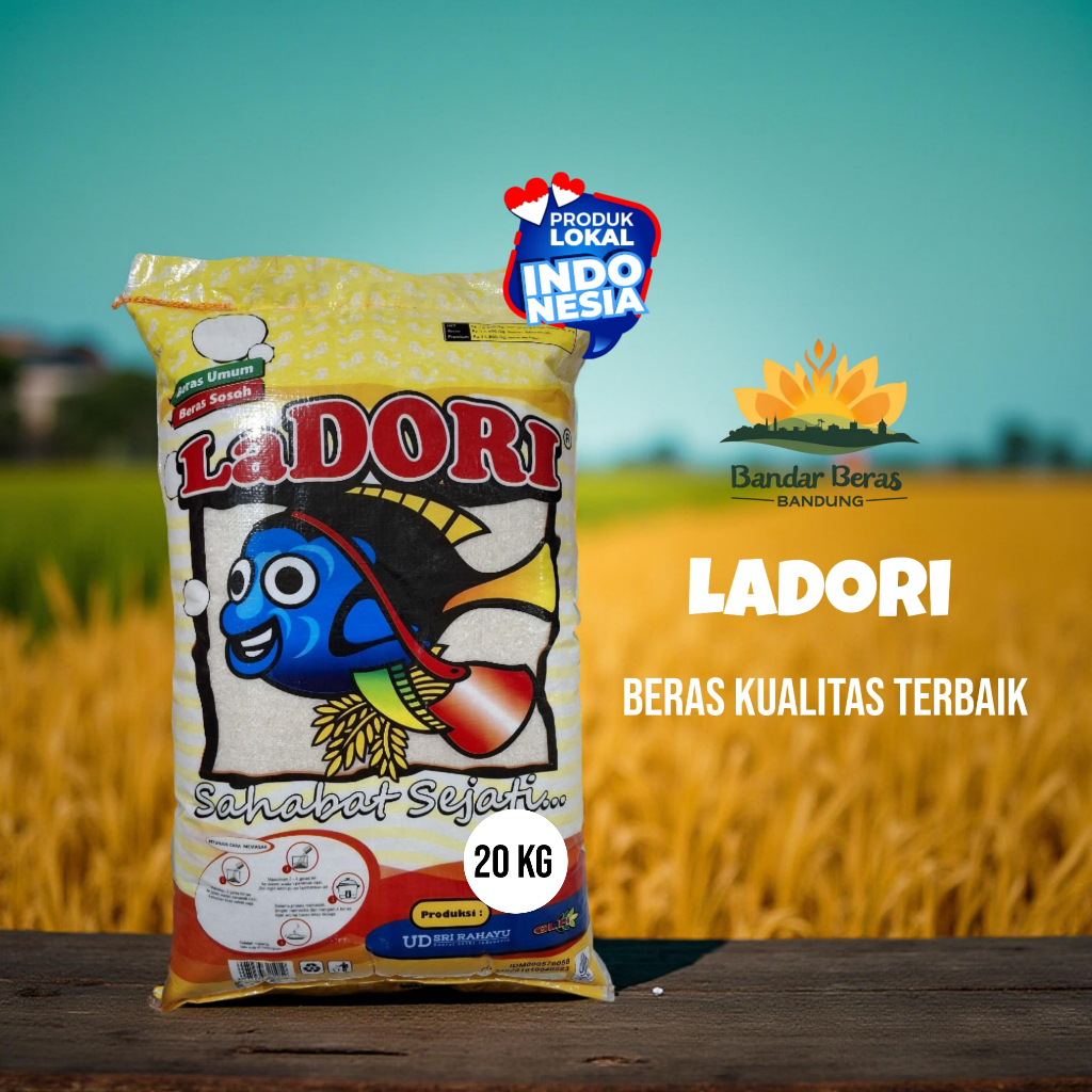 Jual Beras Ladori Kualitas Premium 20 Kg | Shopee Indonesia