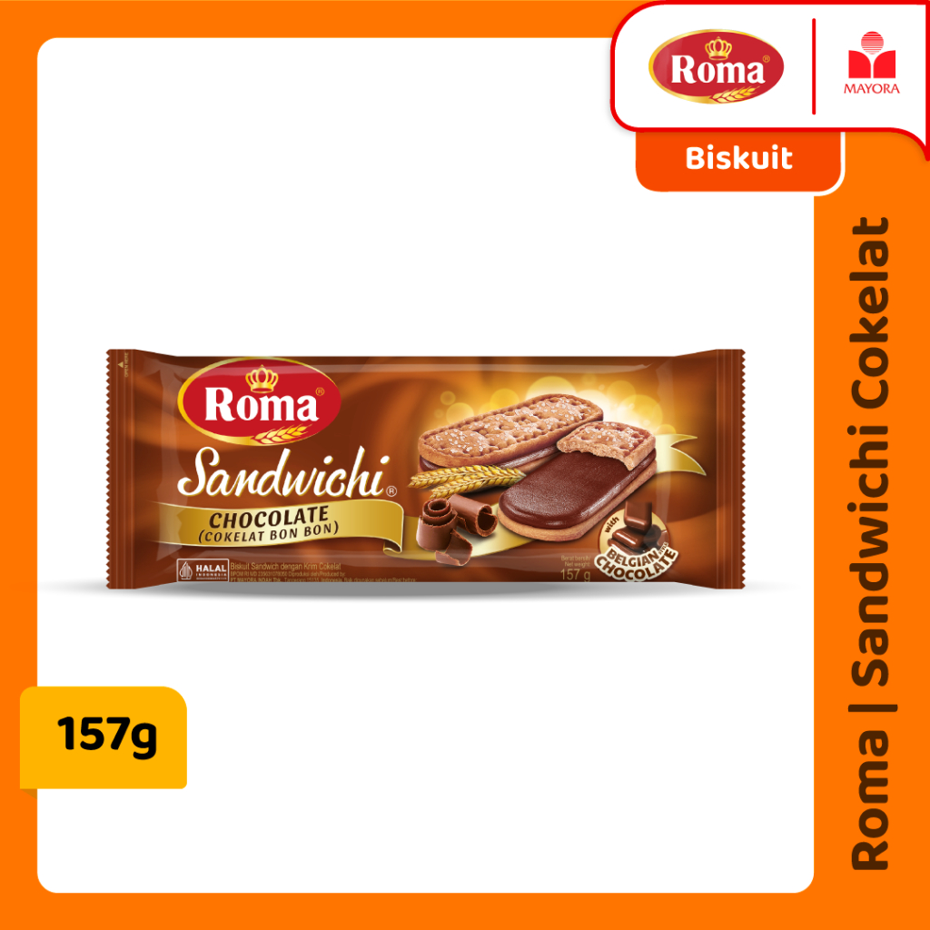 Jual Biskuit Roma Sandwichi Cokelat | Shopee Indonesia
