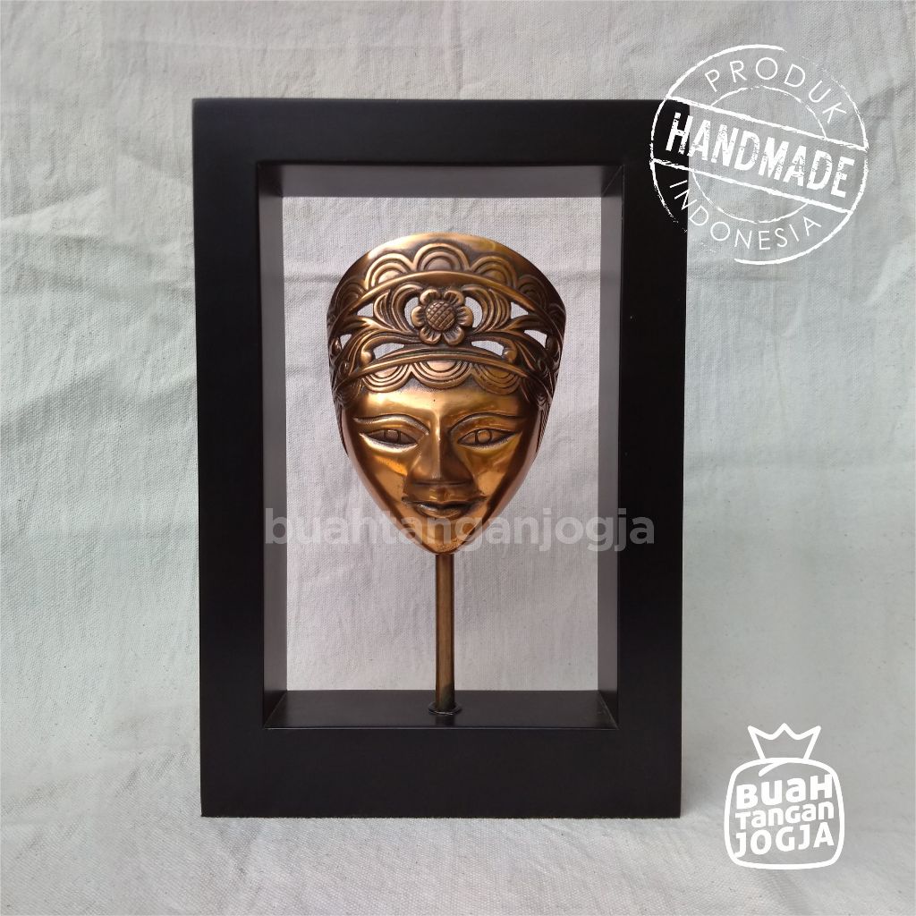 Jual Frame Topeng Panji Bunga + Box - Kerajinan Khas Jogja - 26x35 cm ...