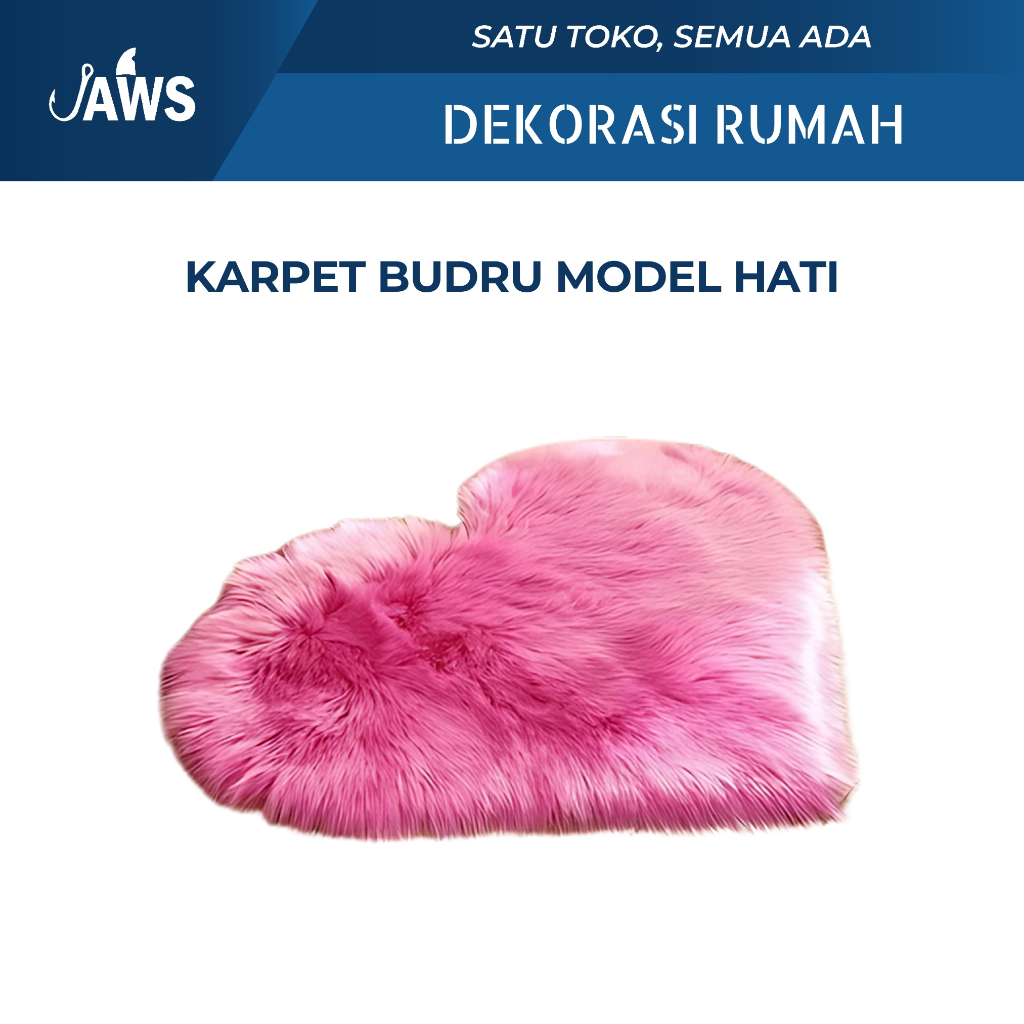 Jual Karpet Bulu Love Lembut Anti Slip Karpet Motif Shaggy Premium ...