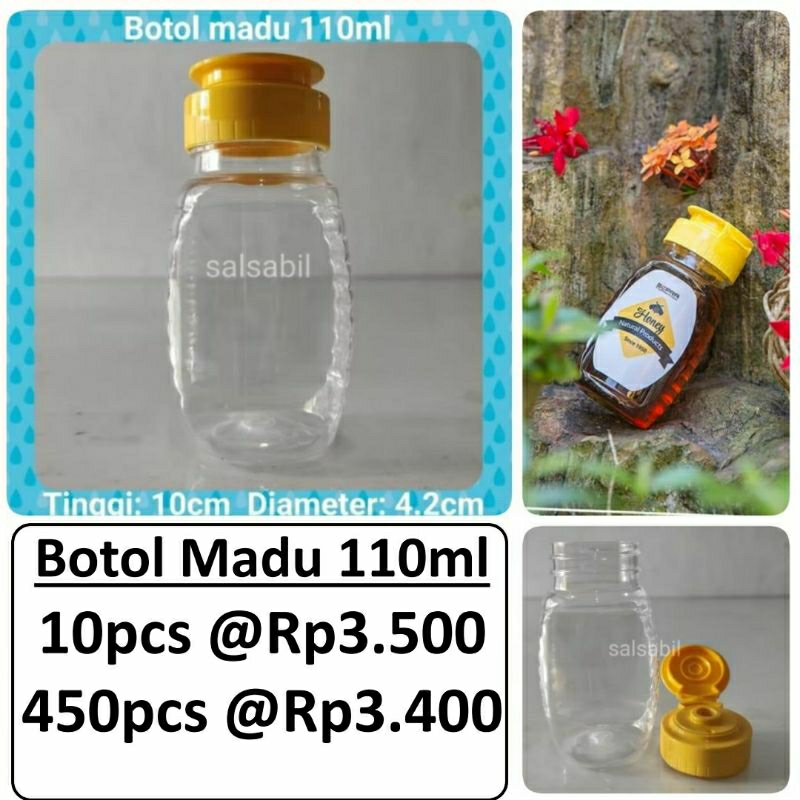 Jual Botol Madu 110ml / Botol madu TJ 110ml | Shopee Indonesia