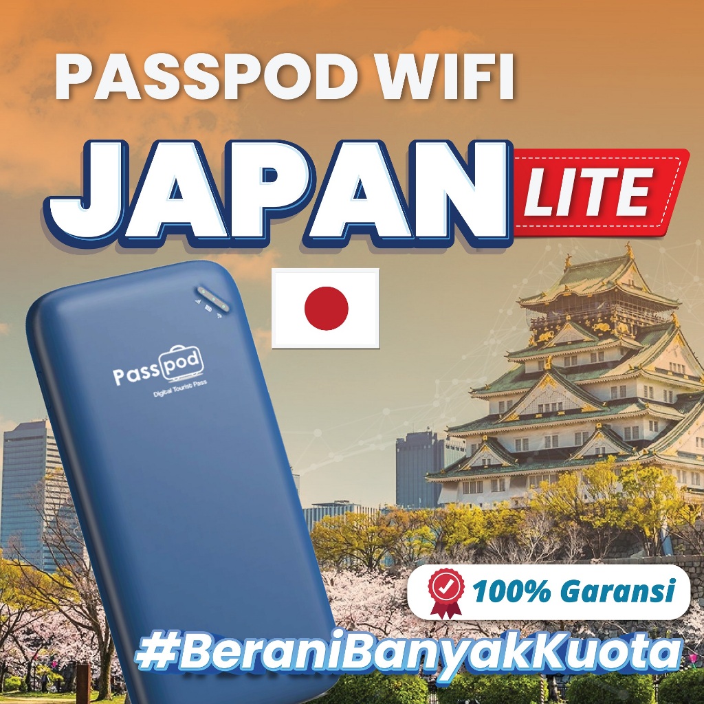 Jual Passpod Modem WiFi Travel Jepang/Japan Lite FUP 3GB/Day UNLIMITED - Japan | Shopee Indonesia
