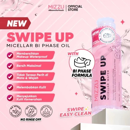 Jual Mizzu Micellar Watter SWIPE UP 150G | Shopee Indonesia