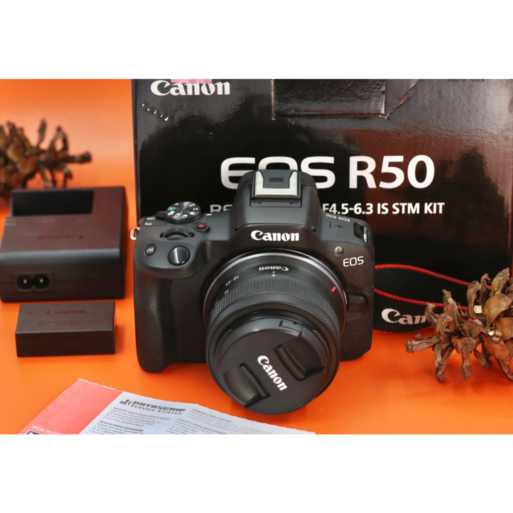 Jual Canon EOS R50 Kit RF-S 18-45mm Fullset Garansi Desember 2025 B558 ...