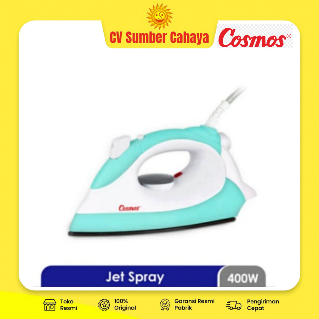 Jual Cosmos Setrika Listrik Non Stick CI-4310 N Jet Spray 4310N ...