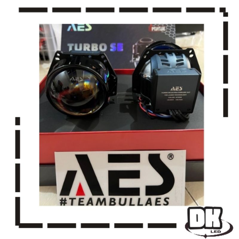 Jual Bi Laser Projector Biled AES Turbo SE 75 Watt Ultra Coller 3 inch ...