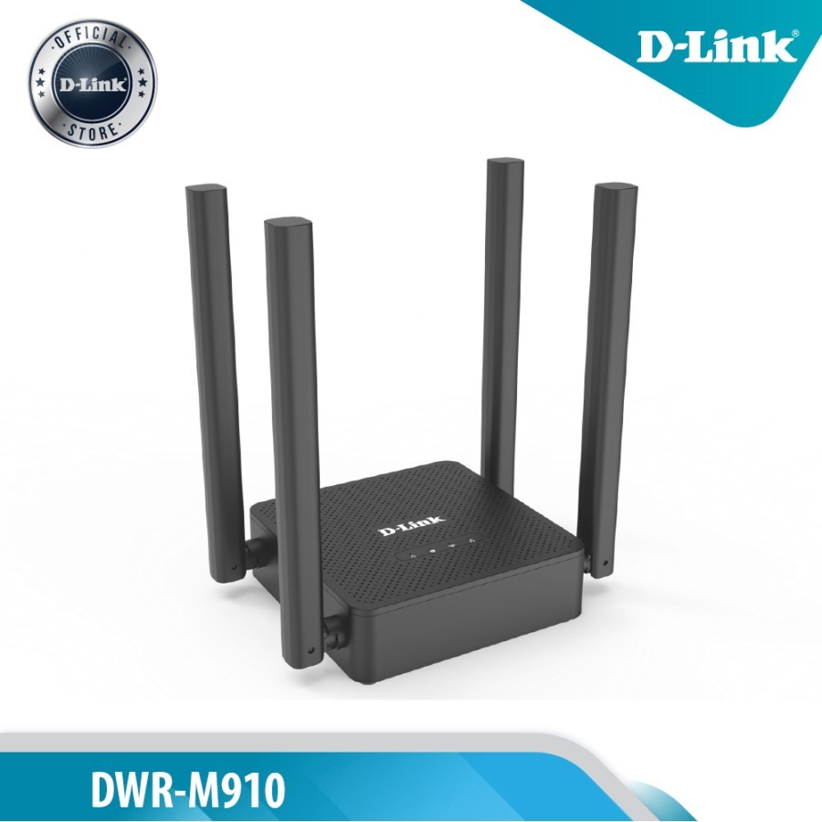 Jual Modem Router D-Link DWR-M910 4G LTE WiFi N300 –Modem Router, SIM ...