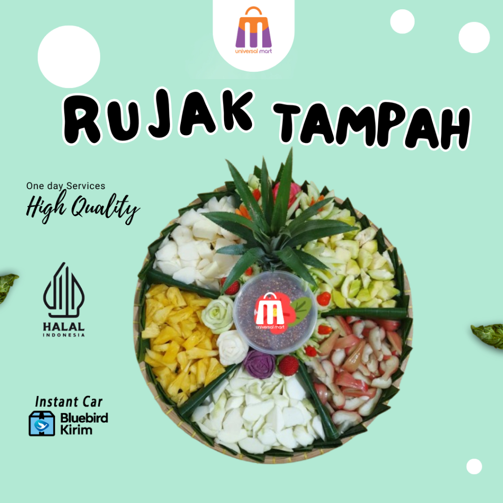 Jual Rujak Tampah Aneka Buah Segar Porsi 10 Orang | Shopee Indonesia
