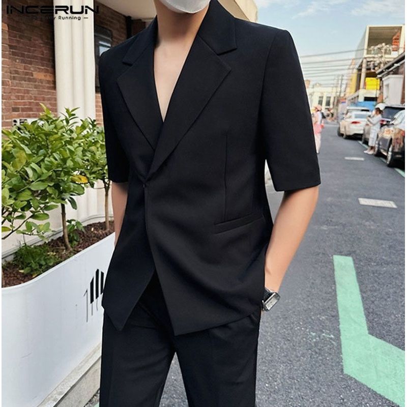 Jual blazer pria tangan pendek - jas pria tangan pendek - blazer pria ...