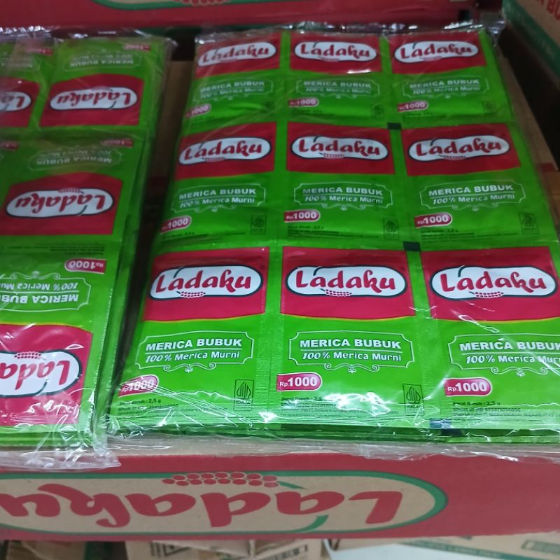 Jual Ladaku Merica Bubuk Sachet 1 Dus | 576 Sachet | Shopee Indonesia