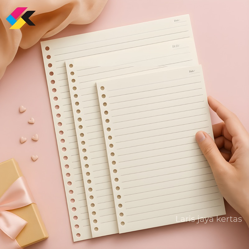 Jual Loose Leaf A4 B5 A5 Isi Binder 25 Lembar Kertas File Refill | Shopee Indonesia