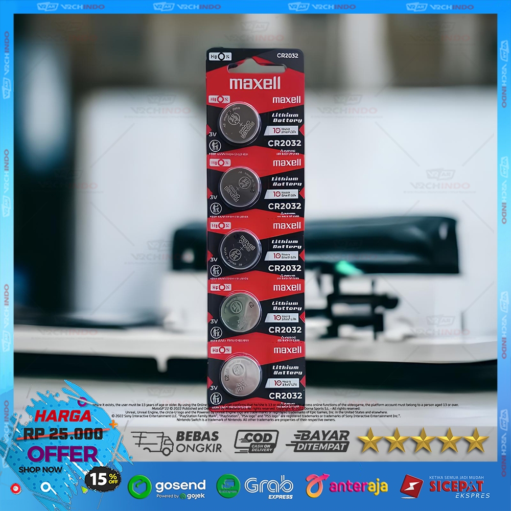 Jual Baterai / Battery / Batray / Batre CMOS 3V CR-2032 - CR2032 Untuk ...