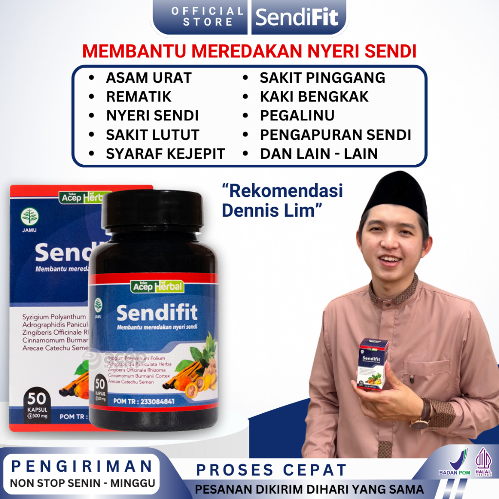 Jual Sendifit Original Membantu Meredakan Nyeri Sendi Obat Herbal Sakit ...