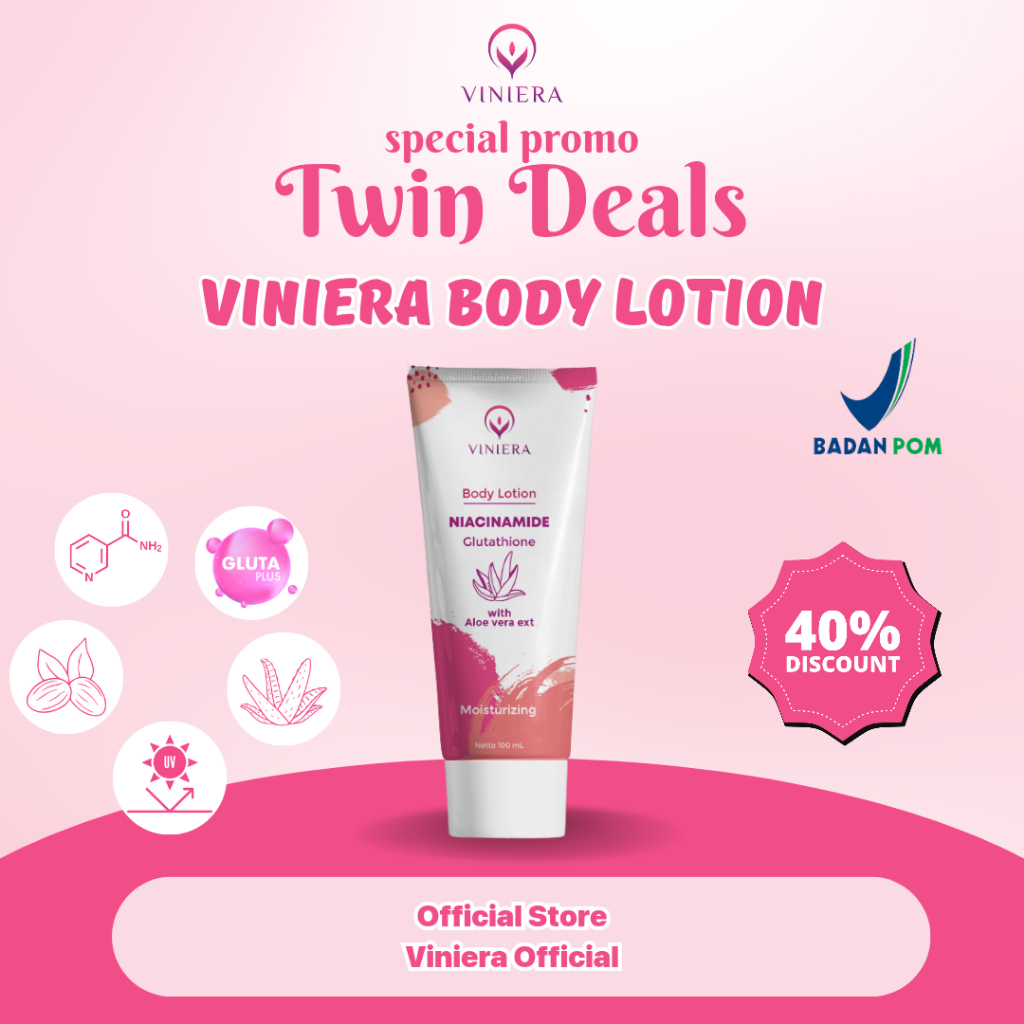 Jual Viniera Body lotion With Niacinamide Promo beli 1 | Shopee Indonesia