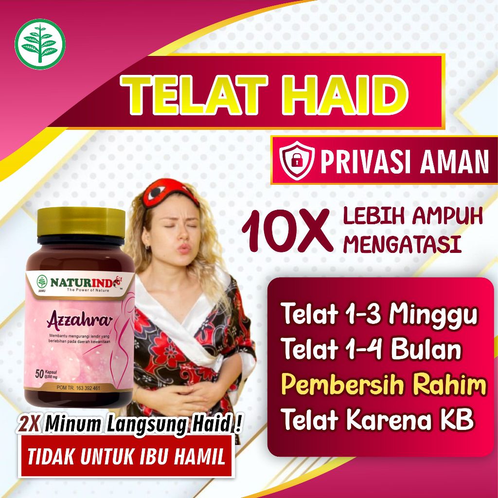 Jual Obat Telat Dateng Bulan Pelancar Haid Tidak Teratur Nyeri Haid ...