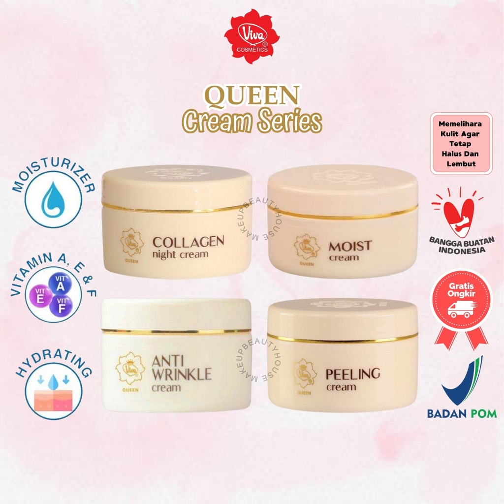 Jual VIVA Queen Cream Collagen Night Cream | Anti Wrinkle Cream | Moist ...