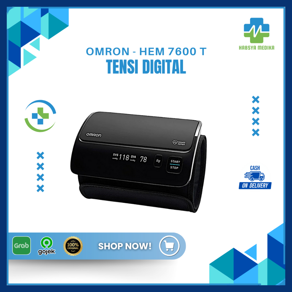 Jual OMRON - Tensi Digital HEM 7600 T | Tensimeter Digital | Tensi ...