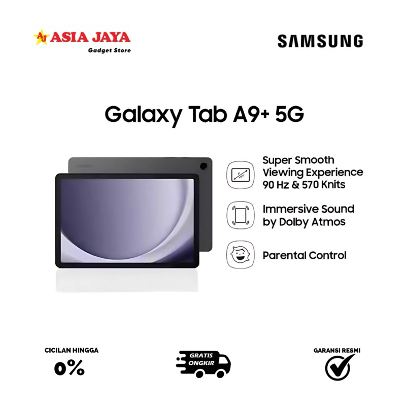 Jual Samsung Galaxy Tab A9+ 5G Ram 8/128GB Garansi Resmi - Warna ...